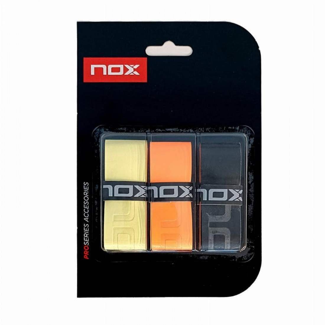 Blister Nox 3 Overgrip Nox Pro Colores – Pro Padel Maroc